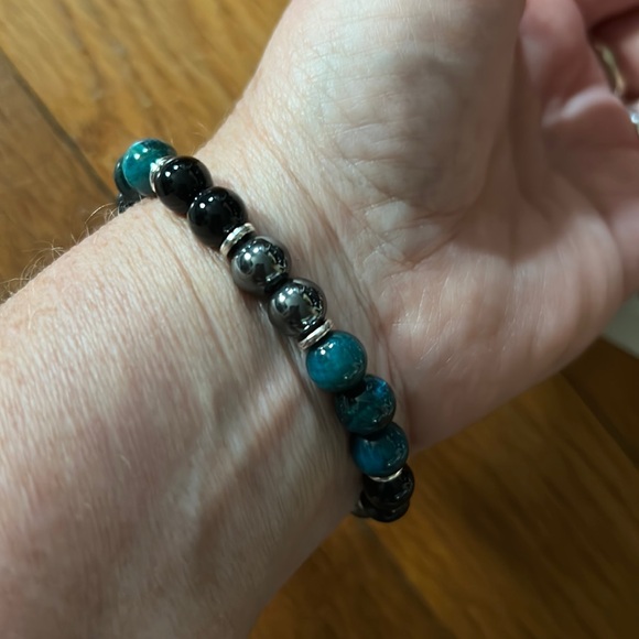 Jewelry | Nwt Natural Stone Protection Bead Bracelet | Poshmark